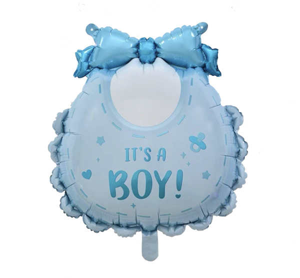 Baby Boy Bib Balloon – The Cakery Hong Kong