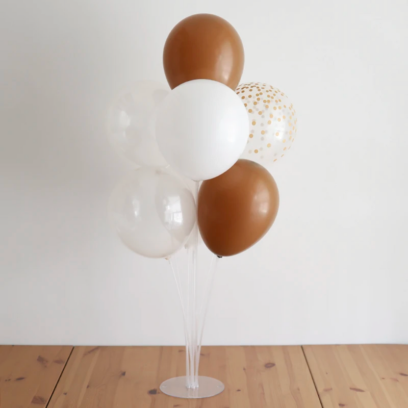 Brown White Polka Dot Latex Balloon Bundle – The Cakery Hong Kong